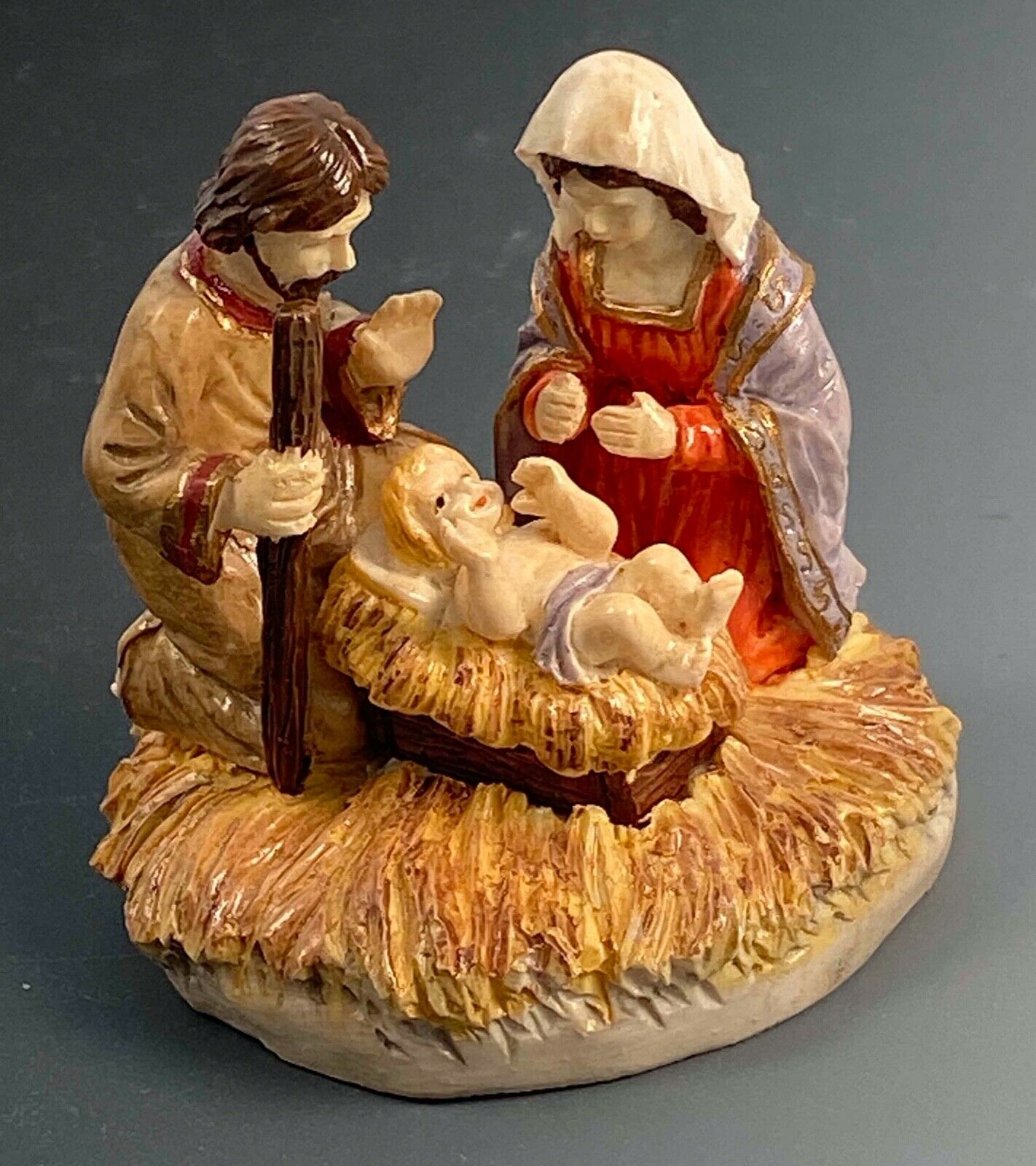 RARE Lefton China Vintage Creche Nativity Scene 1991 Hand Painted ...