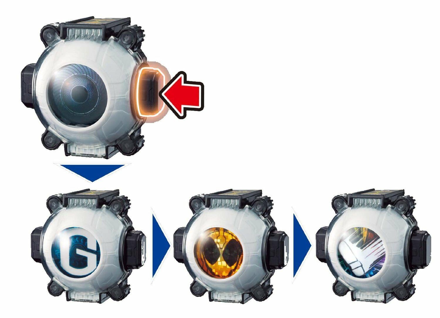 Masked Kamen Rider Ghost DX ORE GHOST EYECON BANDAI Premium Price Japan ...