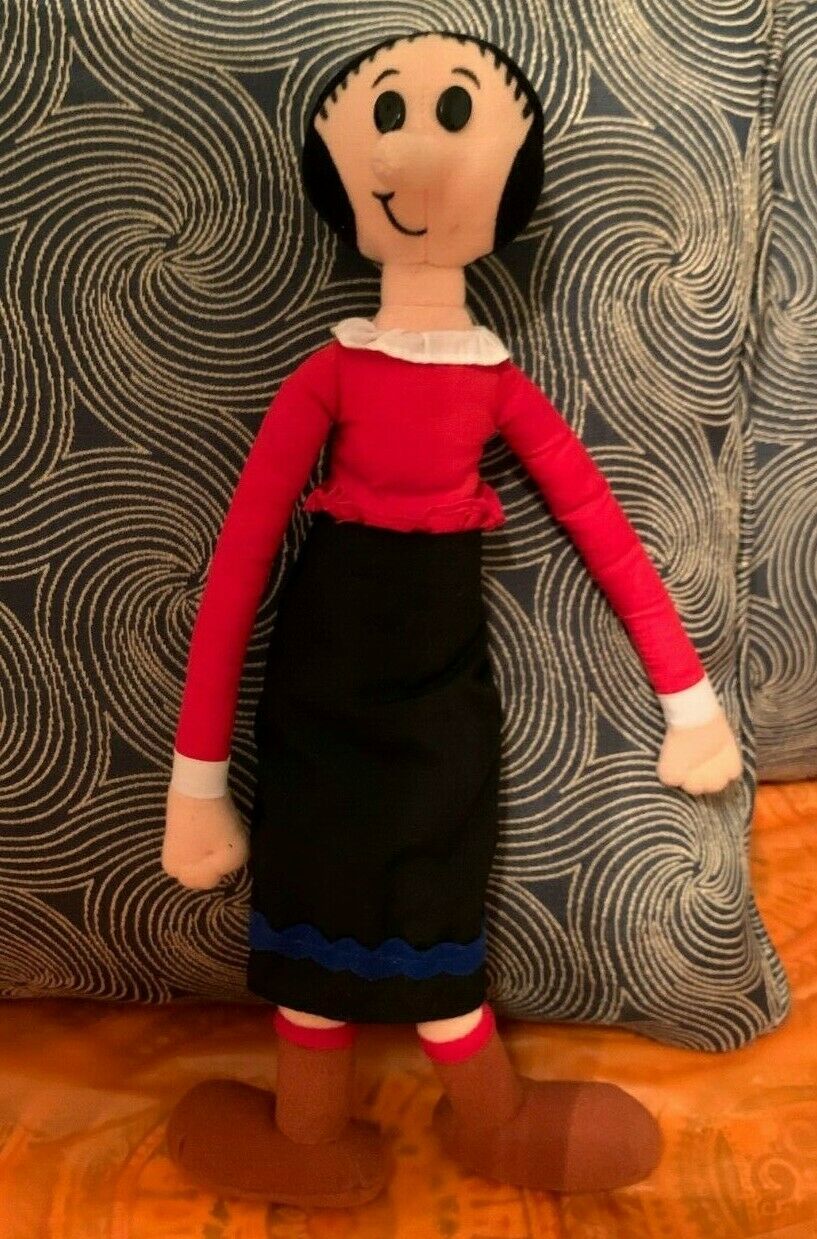 Olive Oyl Popeye Girlfriend Plush Stuffed Doll 17 " Play By Play Toy ...