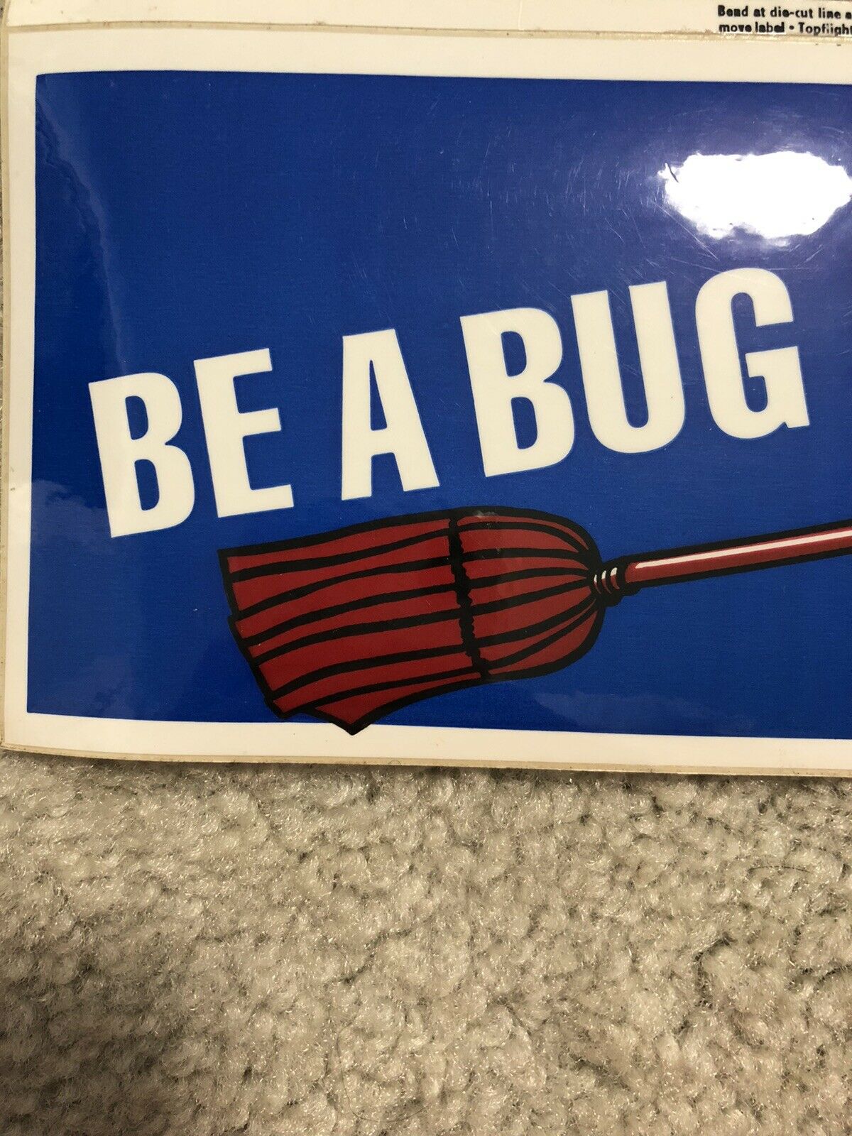 Vintage National Bohemian Beer Bumper Sticker Baltimore Brewing Be Bug ...