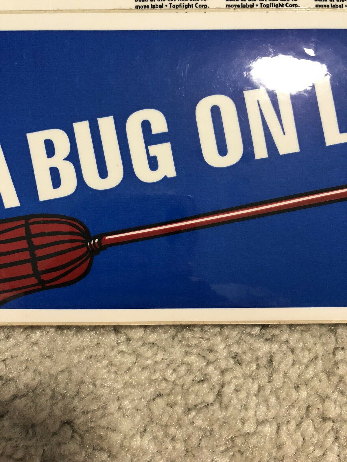 Vintage National Bohemian Beer Bumper Sticker Baltimore Brewing Be Bug ...