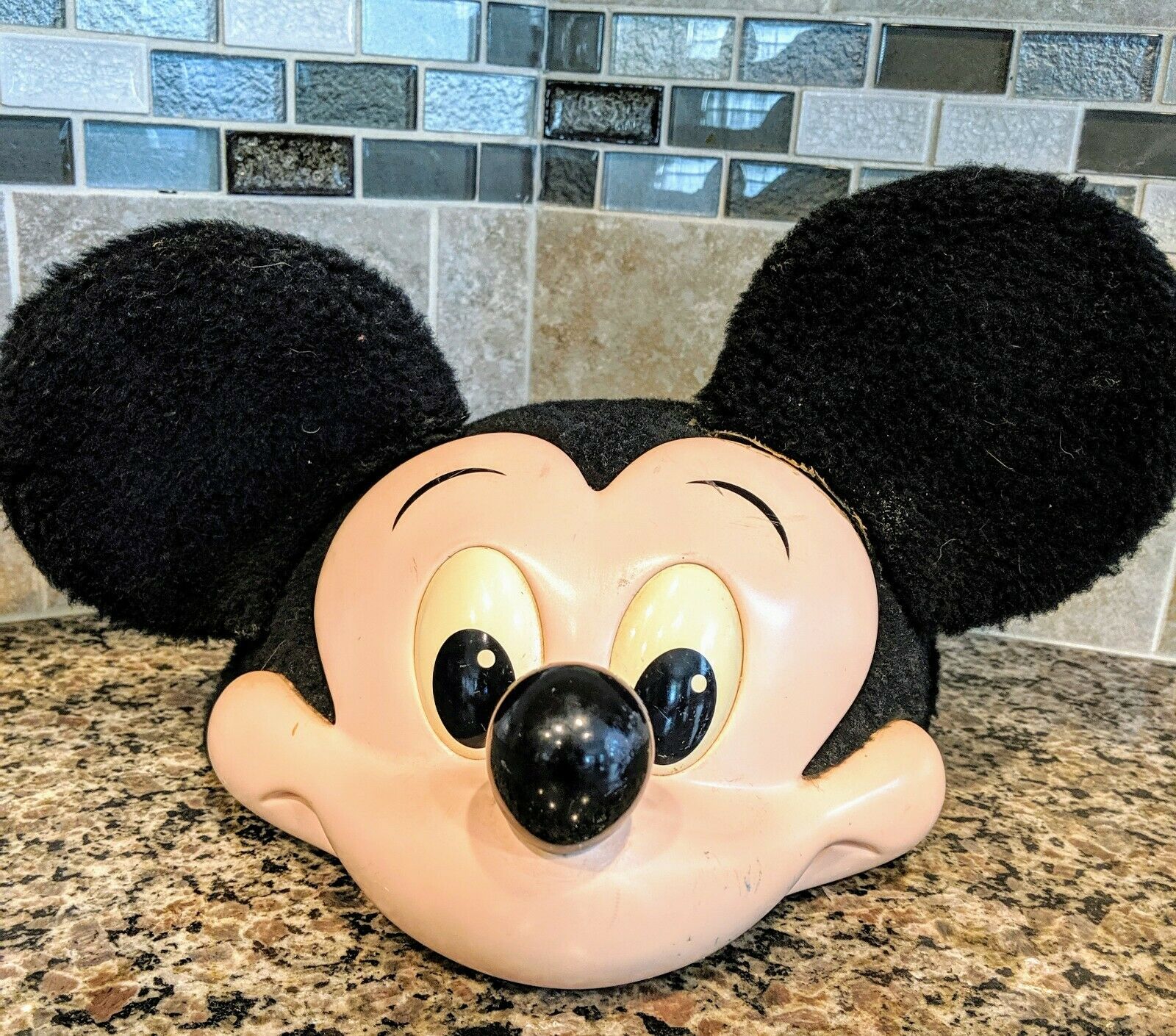 Vintage Disney Character Fashions Hard Plastic Mickey Face Cap From ...