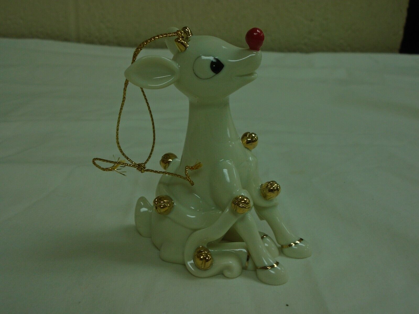 Lenox Porcelain Rudolf The Red Nosed Reindeer Christmas Ornament No ...