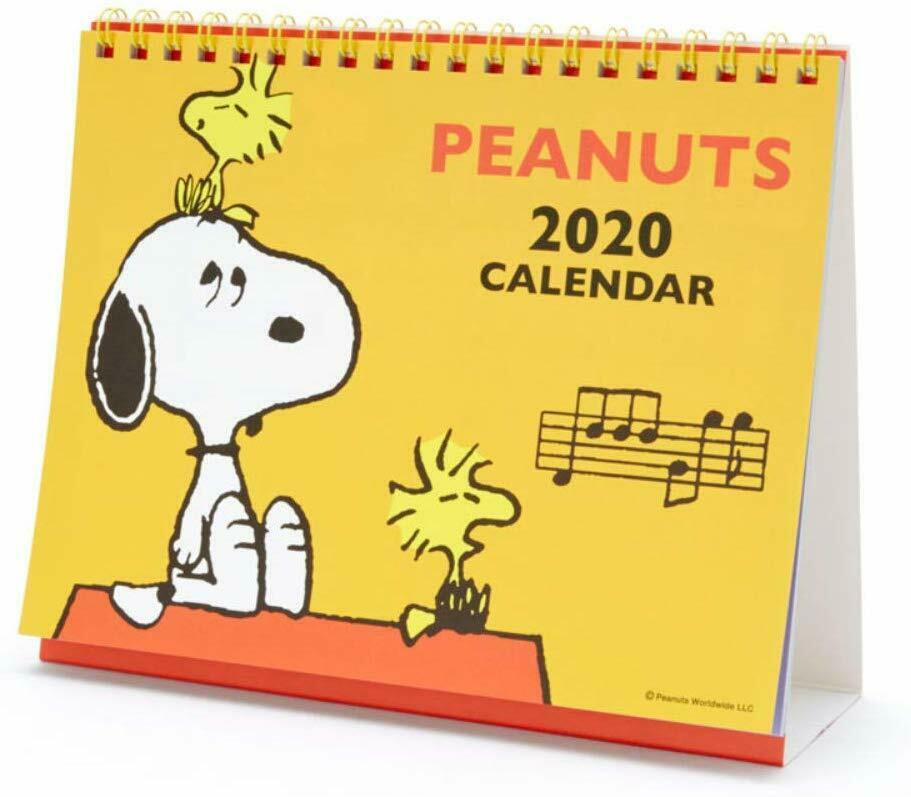2020 DeskTop Calendar Snoopy Peanuts Gantt Chart 449351 From Japan ...