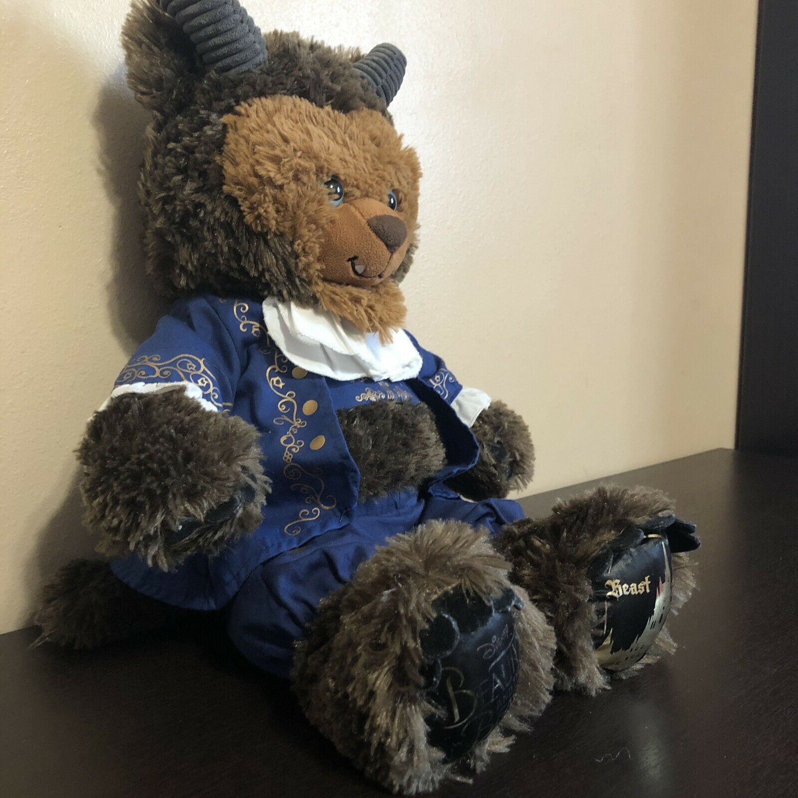 Disney Store BEAST Plush Doll - Beauty And The Beast Stuffed Animal ...
