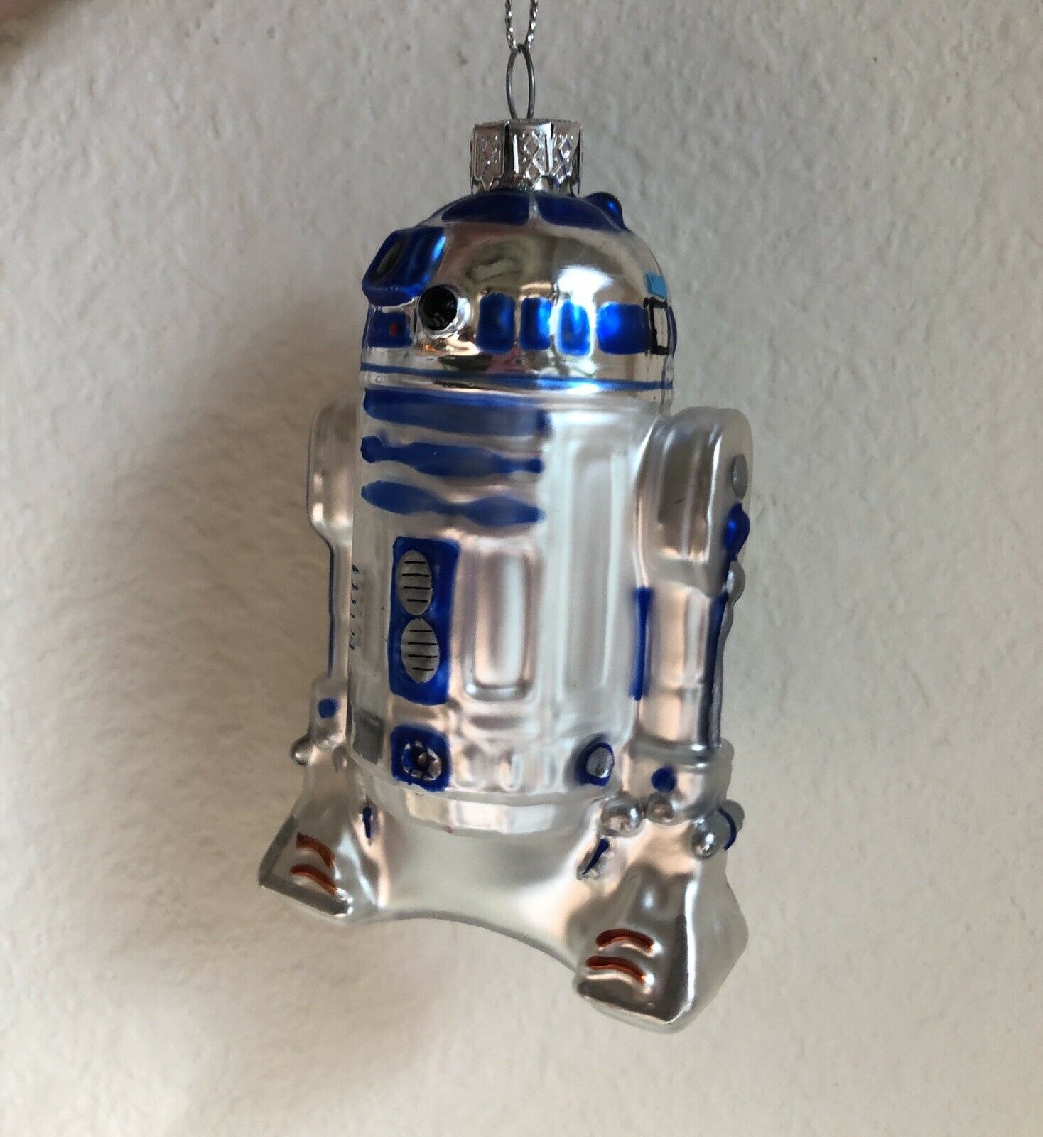 Disney Star Wars R2D2 Christmas Ornament Robot Blown Glass Holiday ...