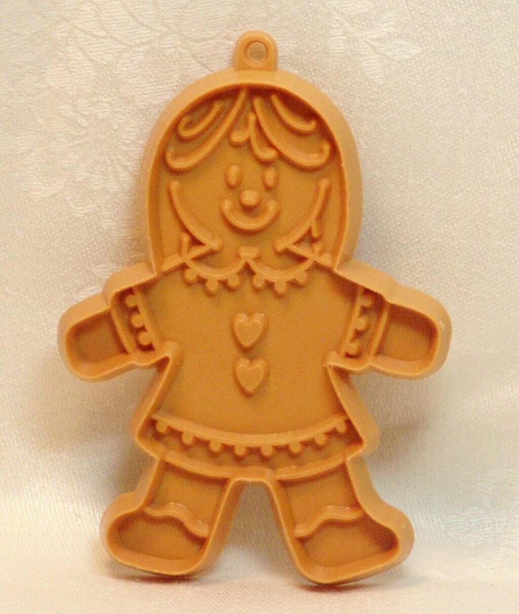 Hallmark Vintage Pliable Plastic Cookie Cutter - Gingerbread Girl ...