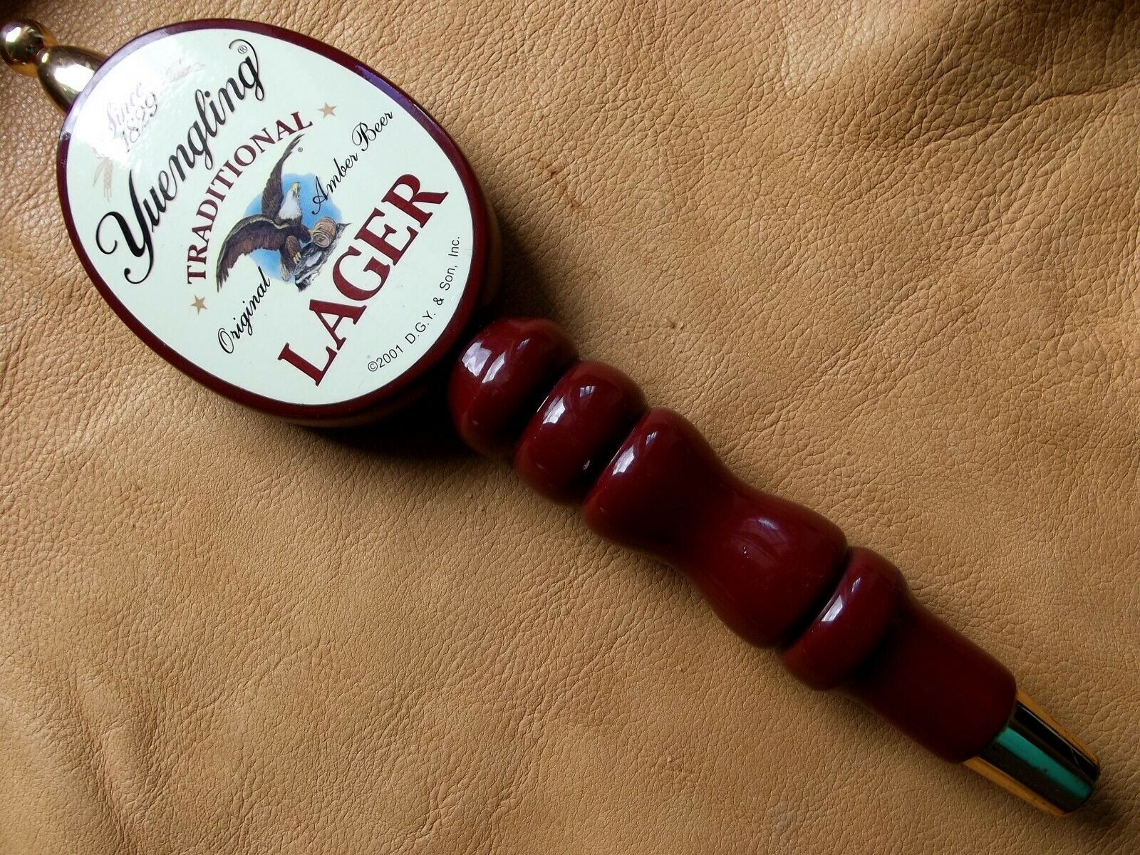 Yuengling Traditional Lager Wood Beer Tap Handle In Good Display ...