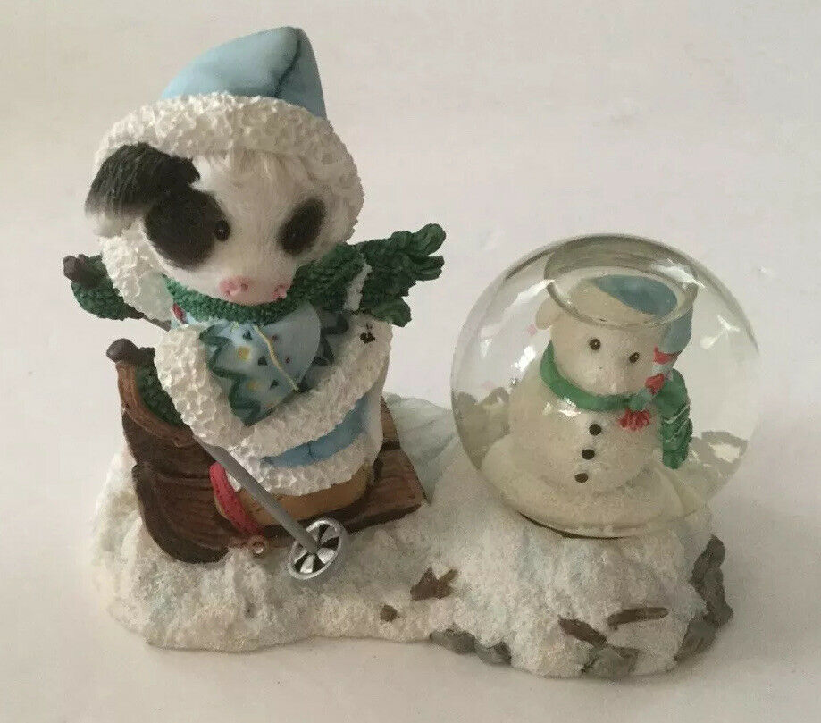 Mary’s Moo Moos Ski Moo Later 2000 Cow Figurine By Enesco | #16884956