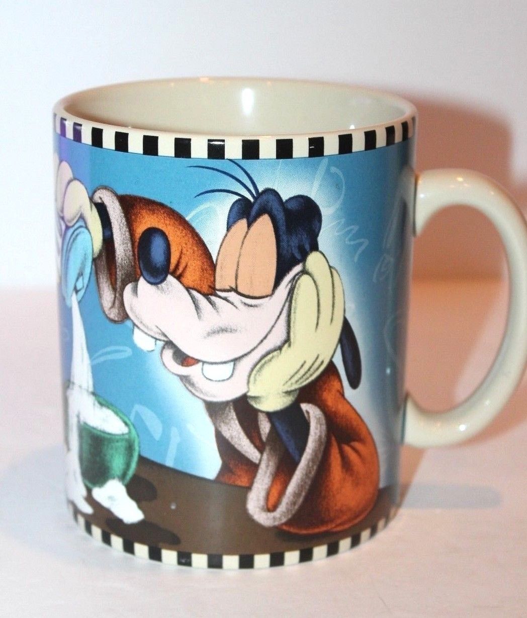 Disney HUGE GOOFY Ceramic Coffee Mug Nothing Sweeter Than The First Cup ...