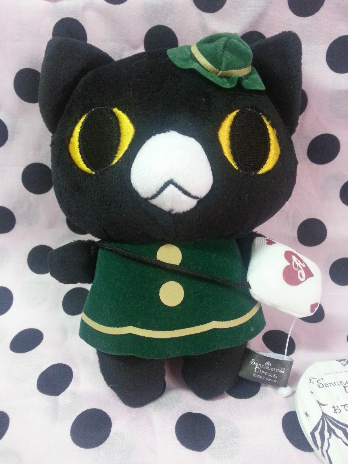 Authentic San - X Sentimental Circus Kuro UFO Plush Black Cat Japan ...