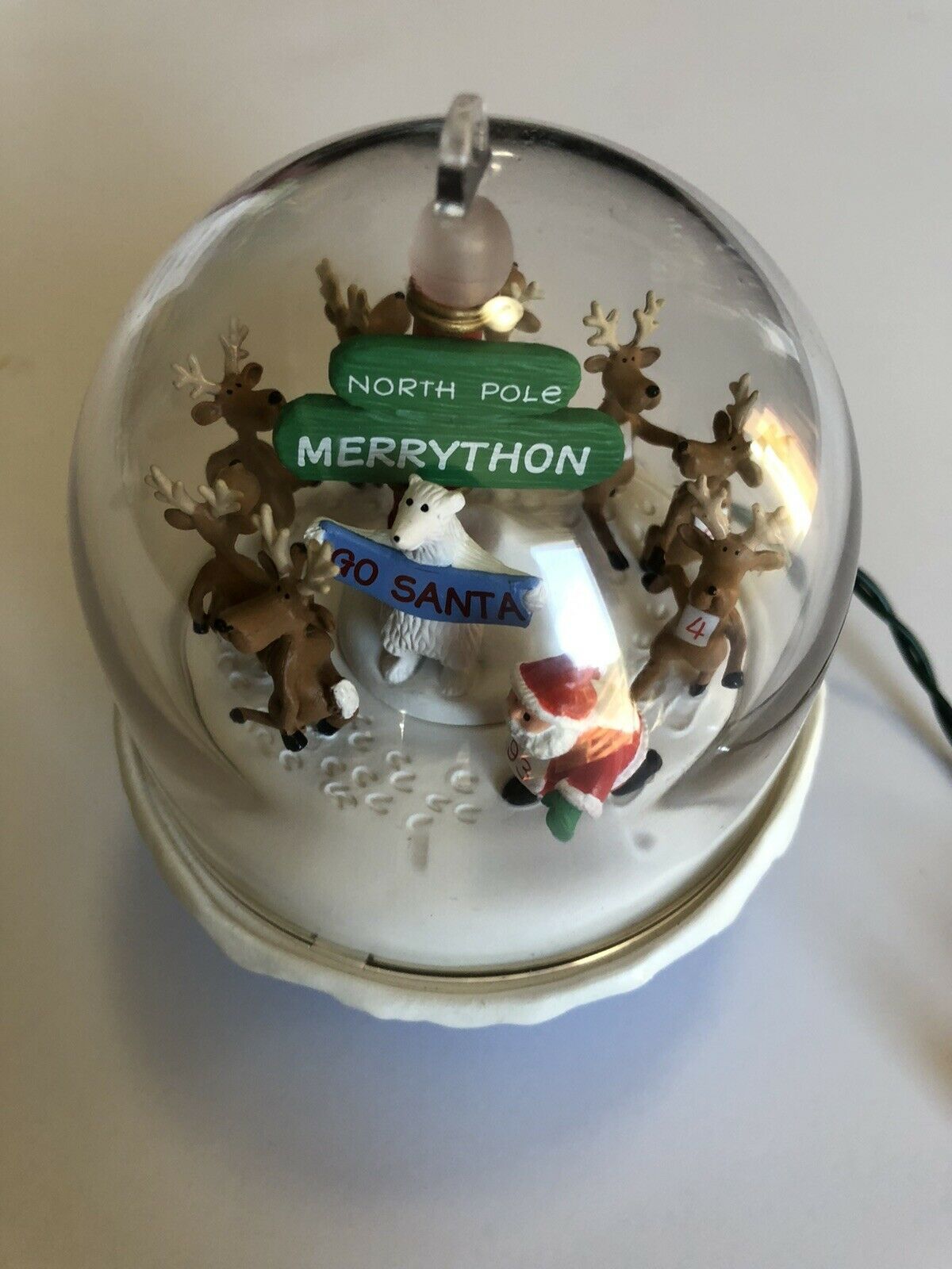 Hallmark North Pole Merrython Ornament Movement Lights 1993 | #16889849