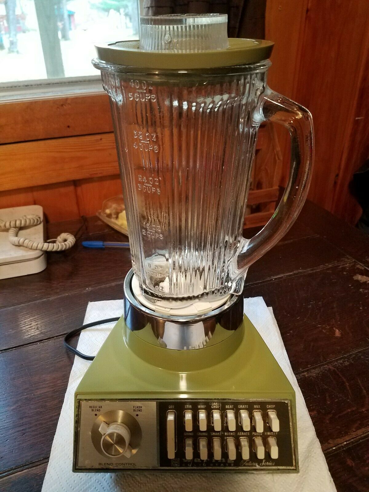 Vintage Waring Solid State Blender Futura Series 14 Speed Glass Pitcher ...