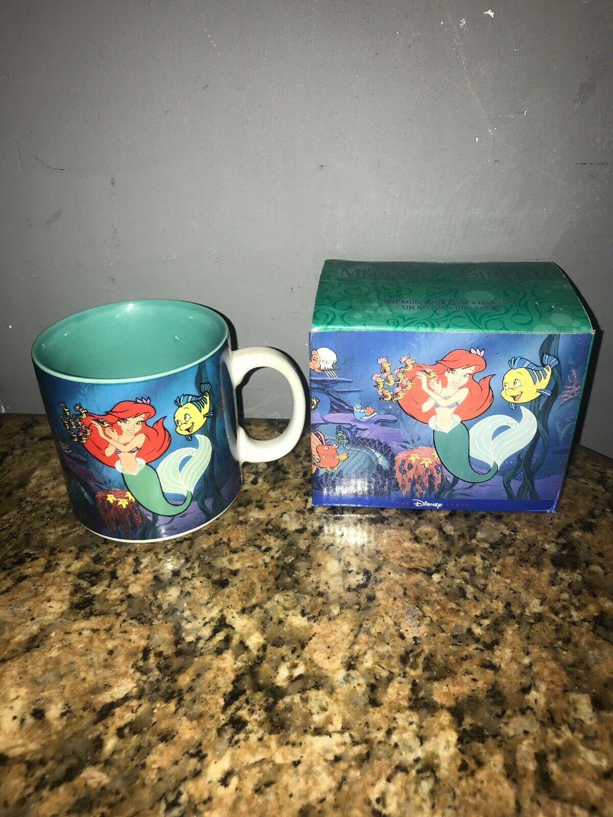 Vintage Walt Disney THE LITTLE MERMAID Coffee Mug Tea Cup Ariel | #16906307