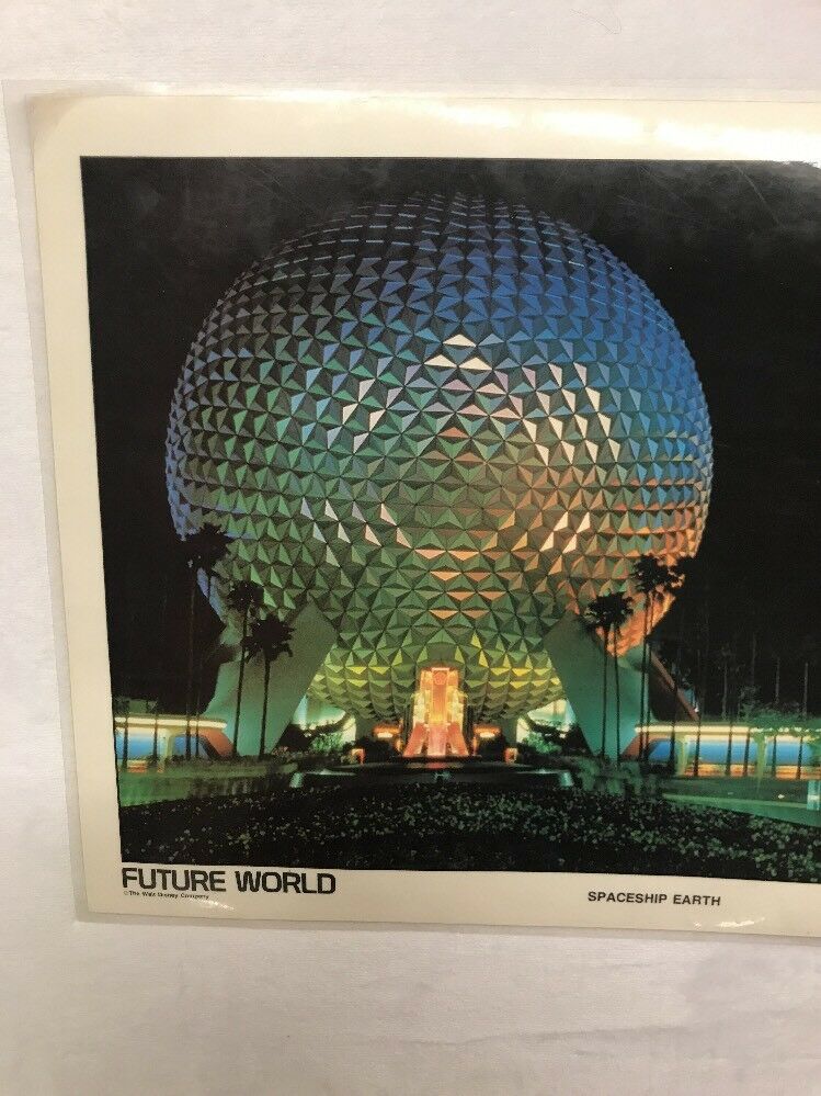 EPCOT Center Walt Disney Spaceship Earth Future World 80s Place Mat ...