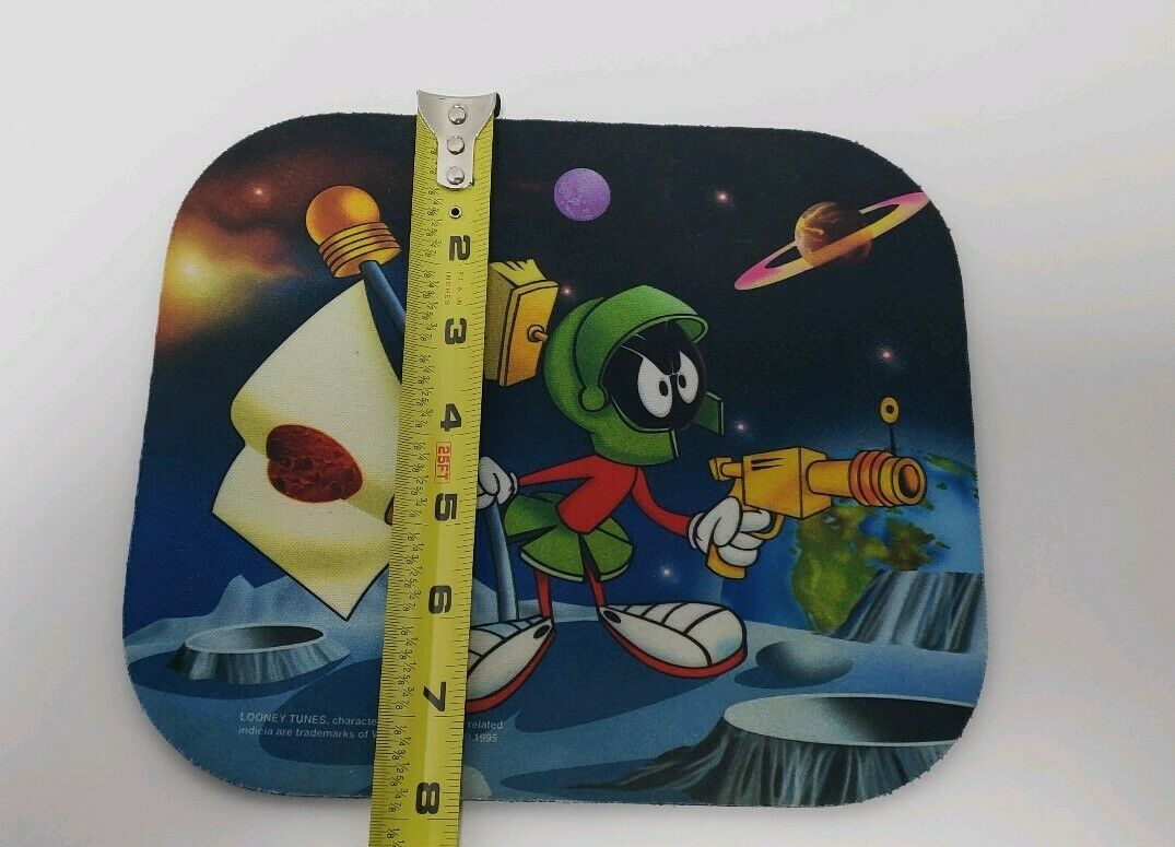 Warner Bros 1995 Looney Tunes Marvin The Martian Computer Mouse Pad ...