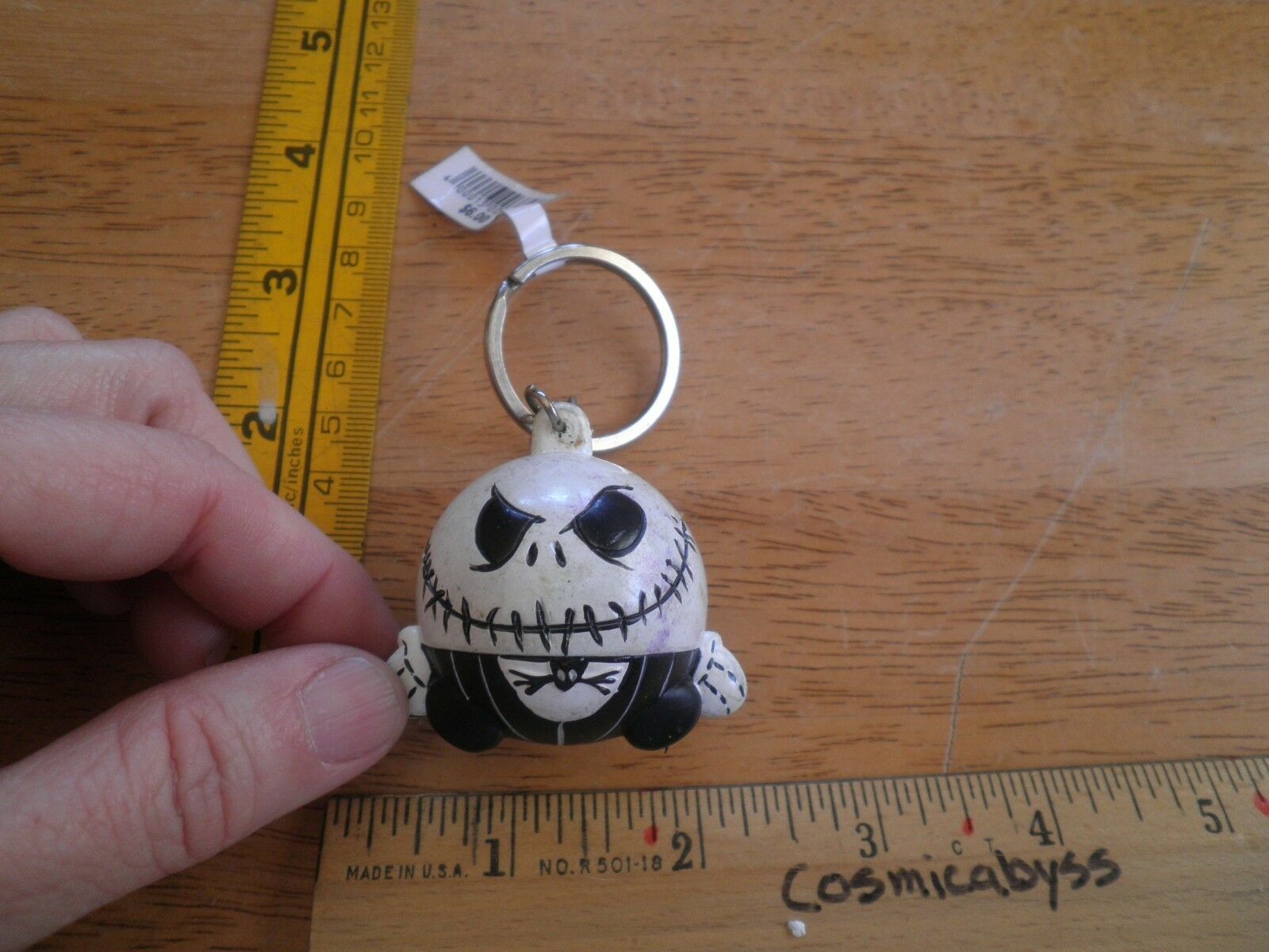 The Nightmare Before Christmas Jack Skellington Keychain Pvc Disneyland ...