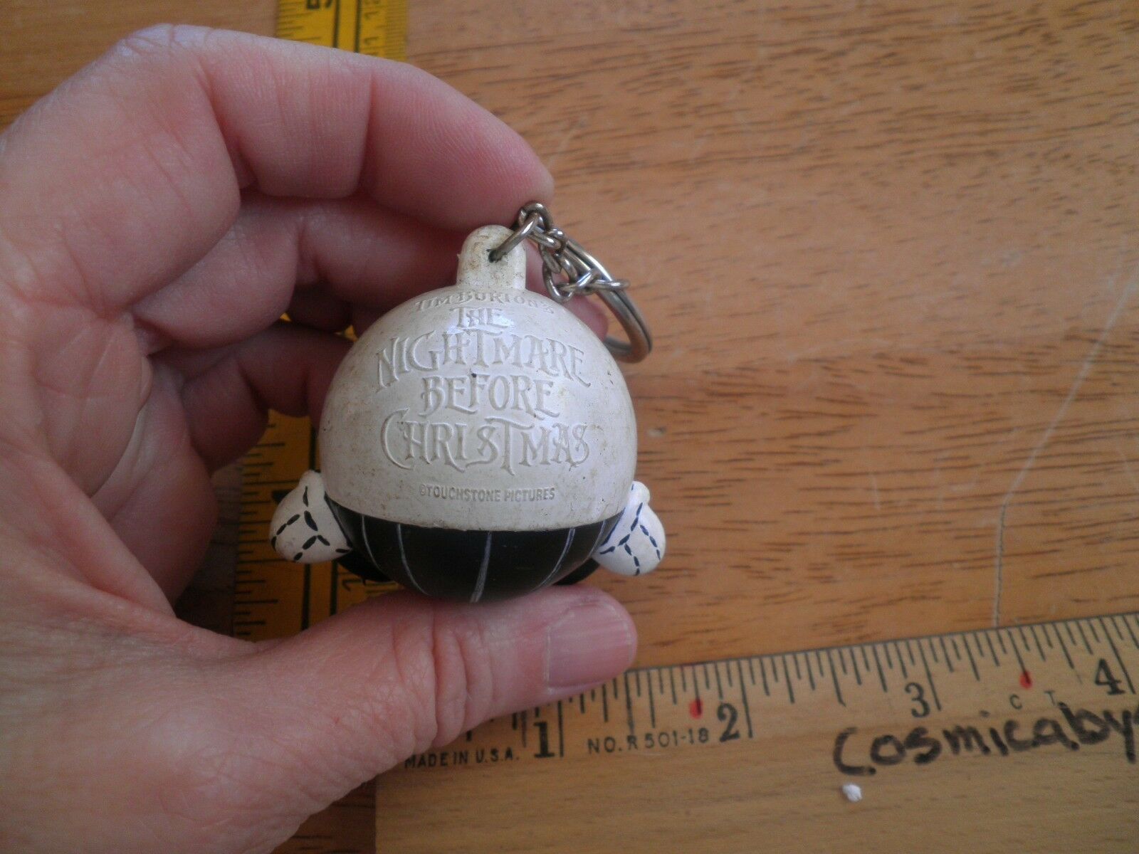 The Nightmare Before Christmas Jack Skellington Keychain Pvc Disneyland ...