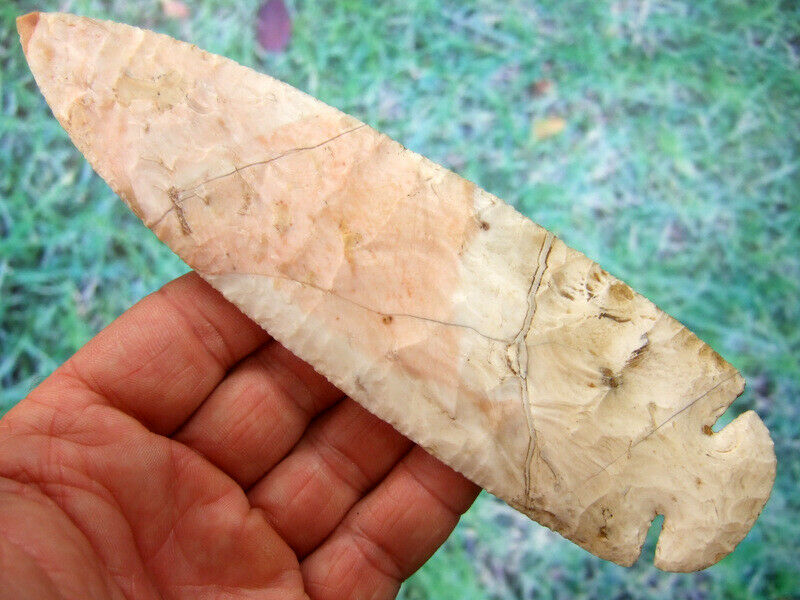 Fine 7 1/2 Inch G10, Missouri Dovetail Point With Arrowheads Artifacts ...