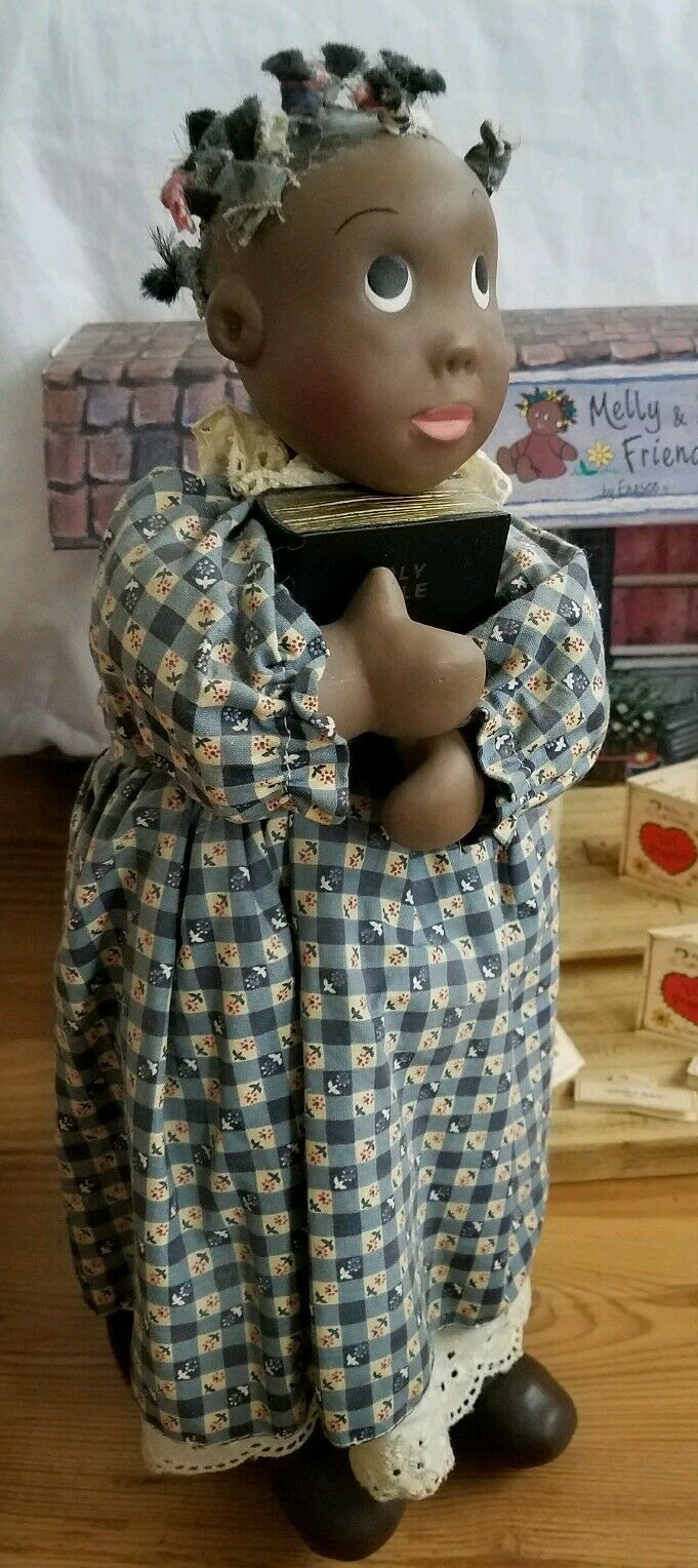 Melly And Friends Melly Doll Holding Bible On Stand Enesco 16 