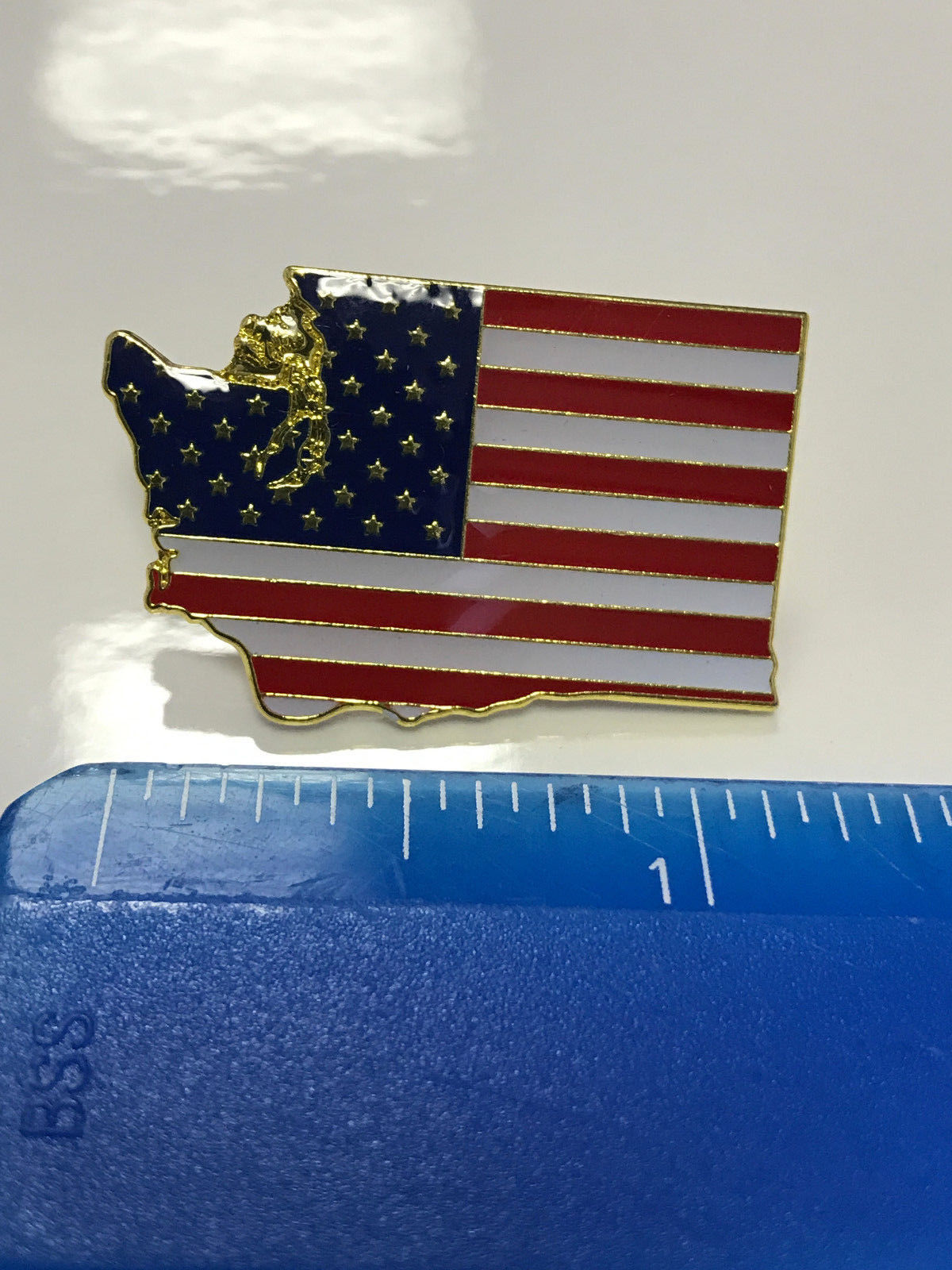 Washington State Lapel Pin WA US Flag American USA Patriot Politics ...