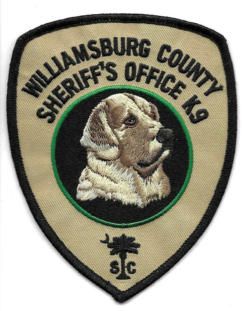 Williams County SOUTH CAROLINA SC Police Sheriff Patch K9 Canine Unit ...