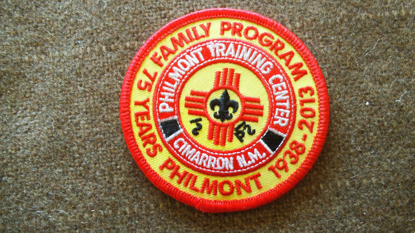 Boy Scouts Philmont Training Center 1938 - 2013 Family Program Patch 75 ...