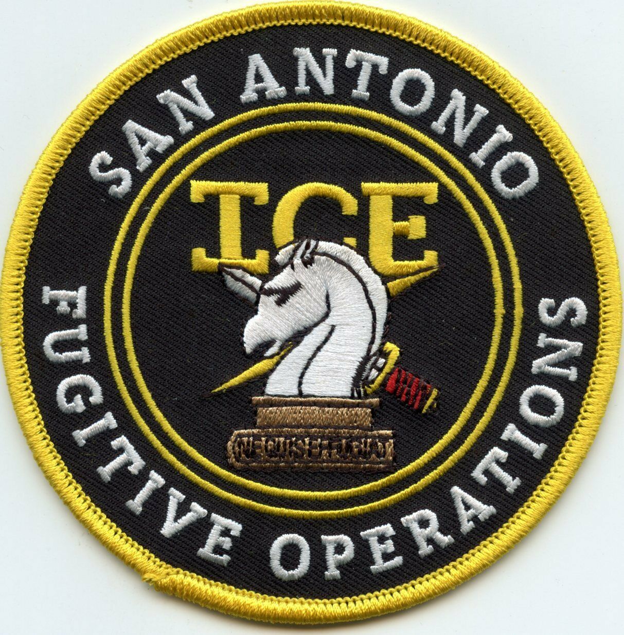 SAN ANTONIO TEXAS TX ICE FUGITIVE OPERATIONS Colorful POLICE PATCH ...