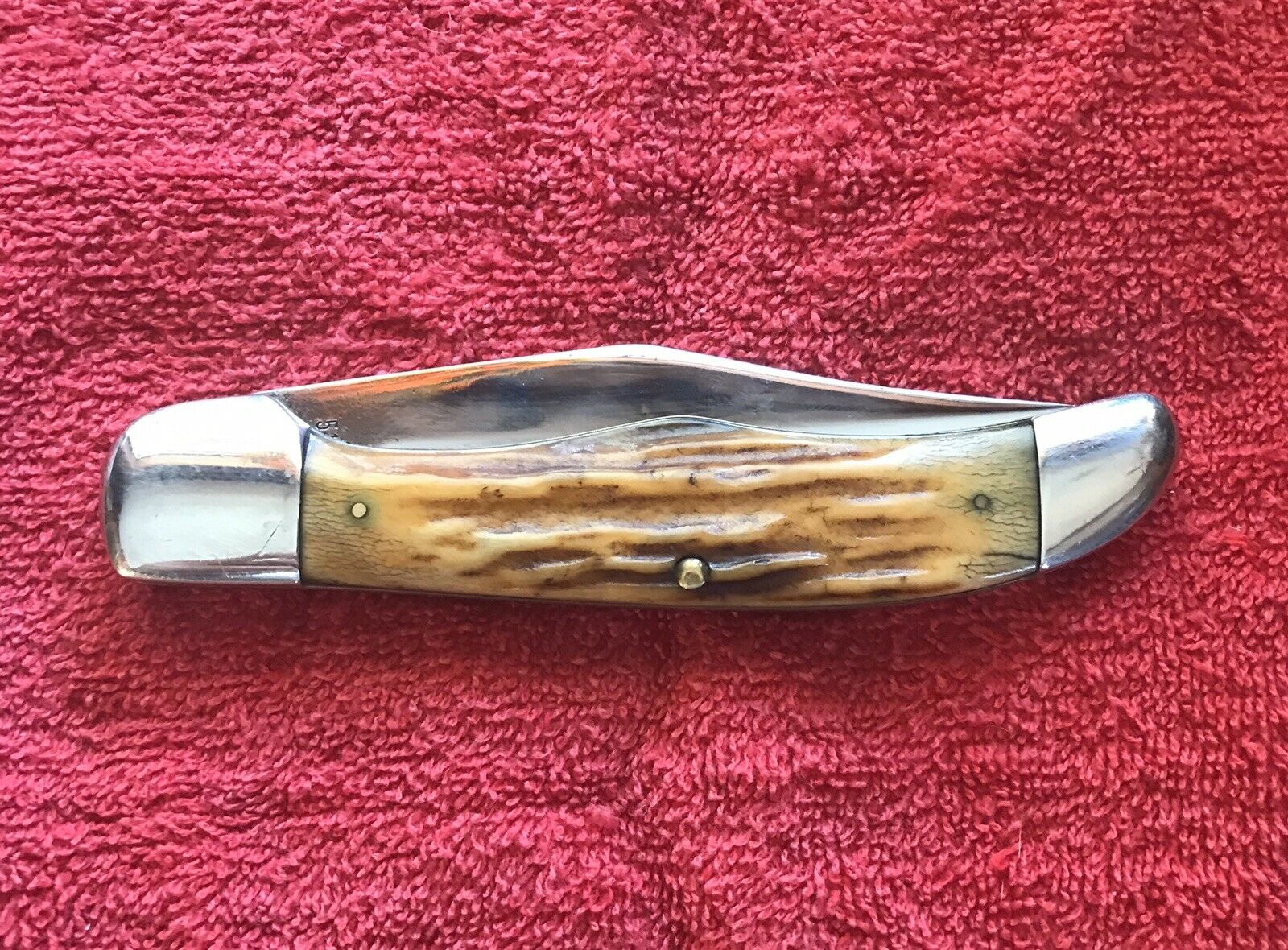 Vintage Case XX 5165 SAB Stag Handled Hunting Knife | #17000993