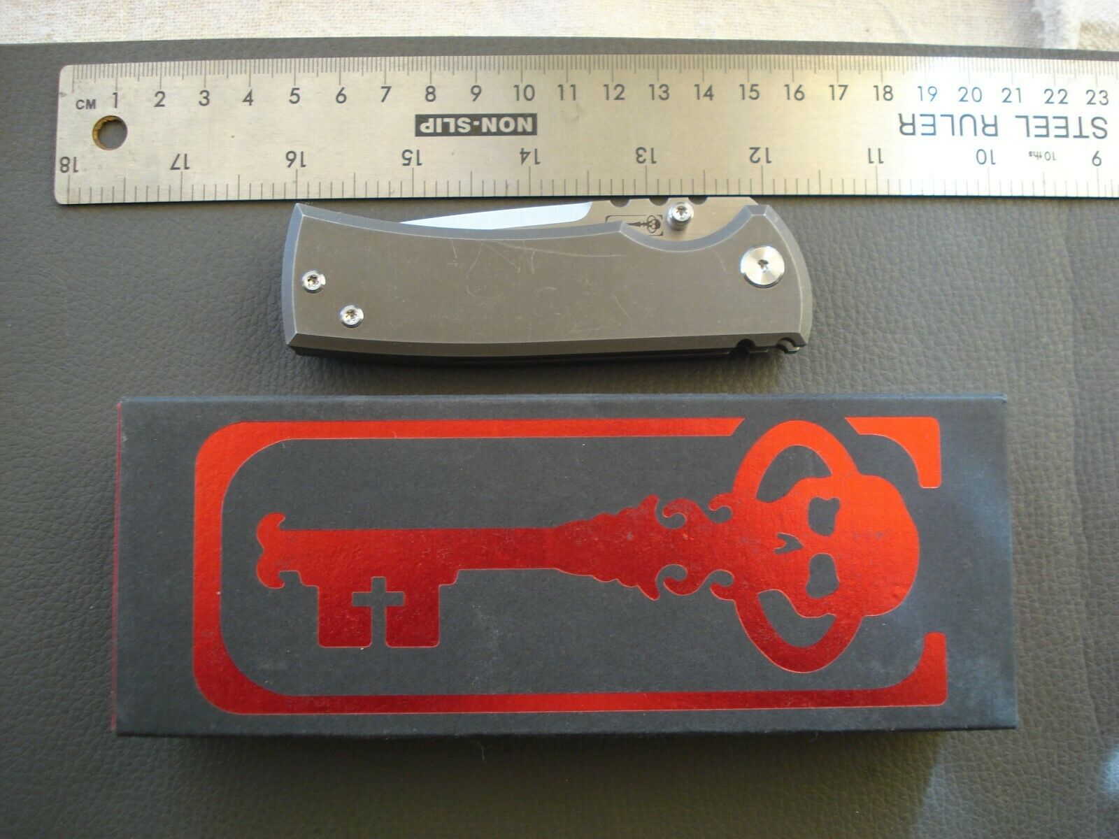 CHAVES ULTRAMAR REDENCION STREET DROP POINT KNIFE ALL TITANIUM S35VN ...