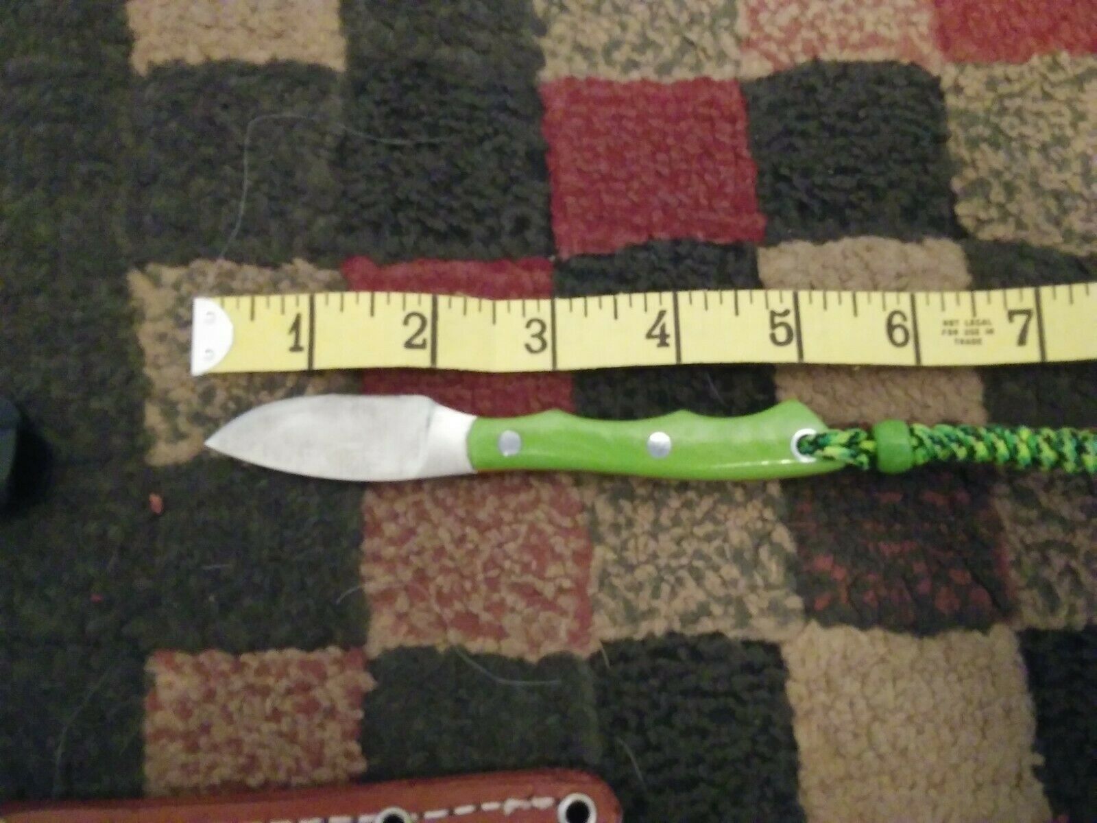 Bark River Knife Mini Canadian Skinner Toxic Green With Orange Liners ...