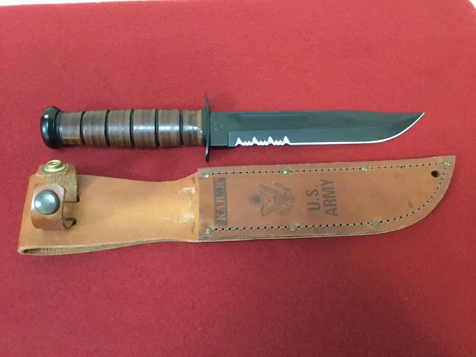KA - Bar US Army MK 2 Fighting Knife Made In USA 2012 W/Sheath And Box ...