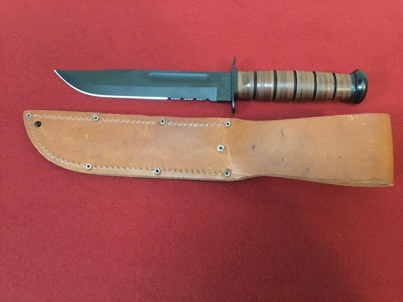 KA - Bar US Army MK 2 Fighting Knife Made In USA 2012 W/Sheath And Box ...