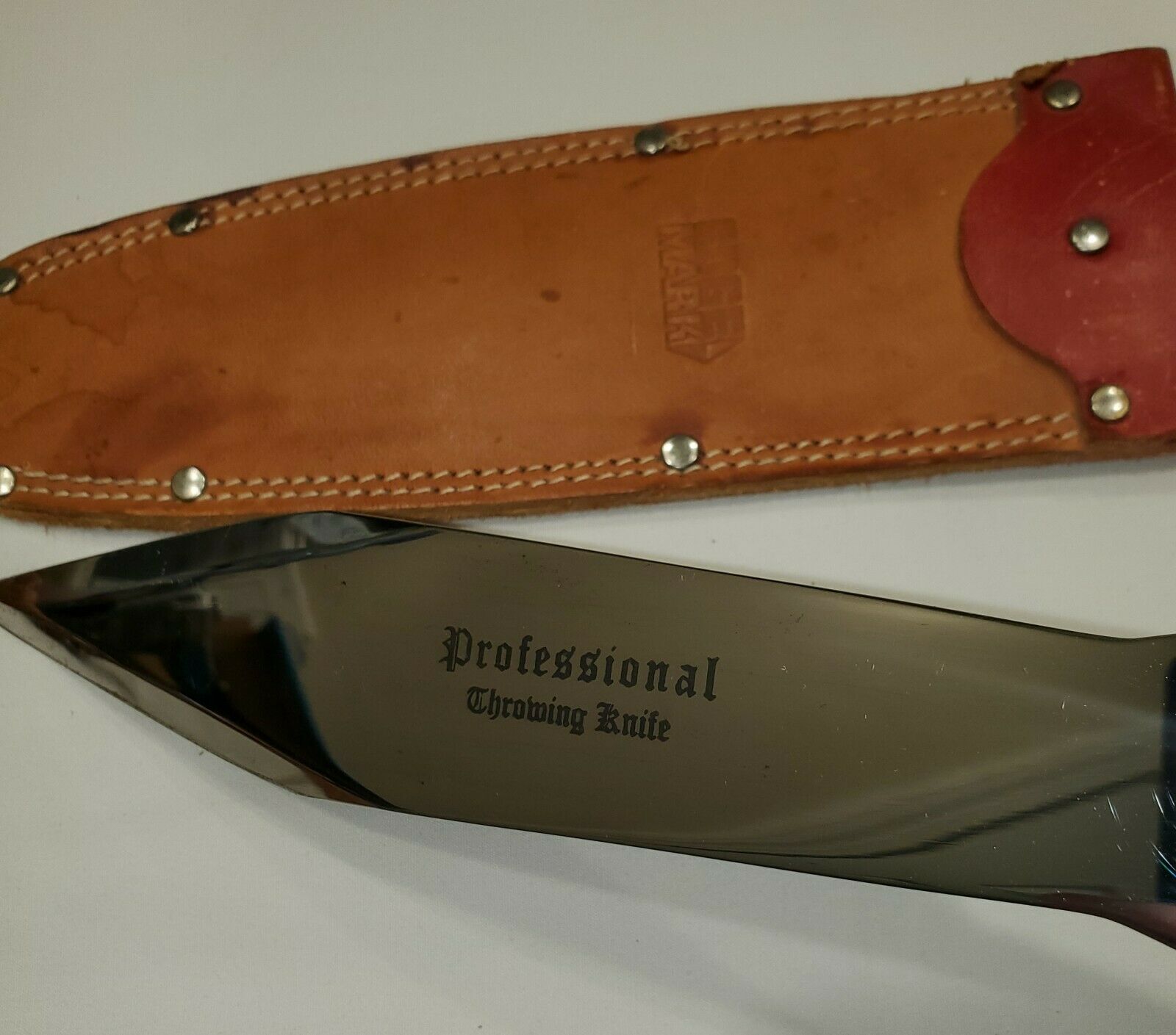RARE VINTAGE EDGE MARK SOLINGEN GERMANY PROFESSIONAL THROWING KNIFE ...
